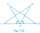 mathrm{AB} \) is a line segment and \( \mathrm{P} \) is its mid-point ...