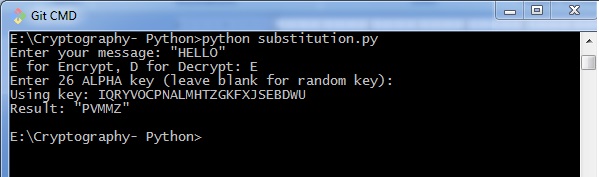 Implement Monoalphabetic Cipher Encryption And Decryption In Python