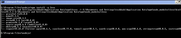 Less Installation