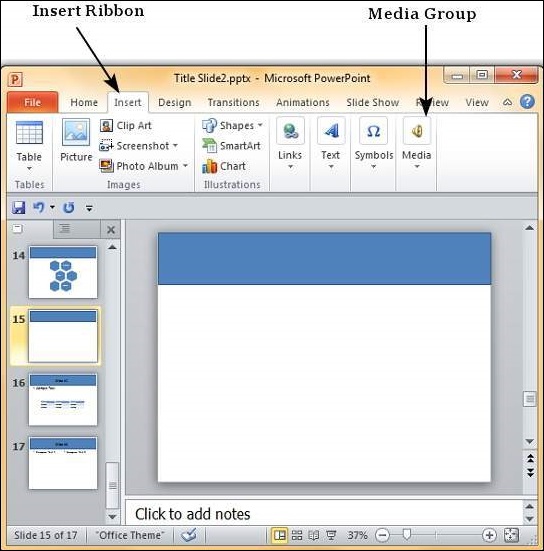 Powerpoint Add Audio